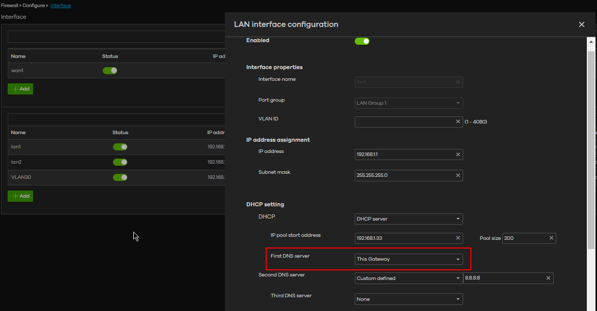Nebula (Firewall)- Set DNS Server on a Remote VPN Site – Zyxel Support ...