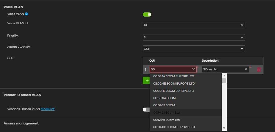 Nebula - Configure Voice VLAN on your Network Switch – Zyxel Support ... Nebula - Configure Voice VLAN on your Network Switch – Zyxel Support ...