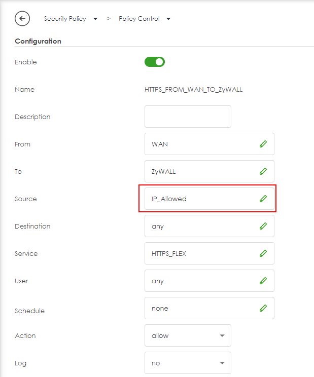 USG FLEX H Series [Firewall] - How to allow HTTPS Web GUI Access from ...
