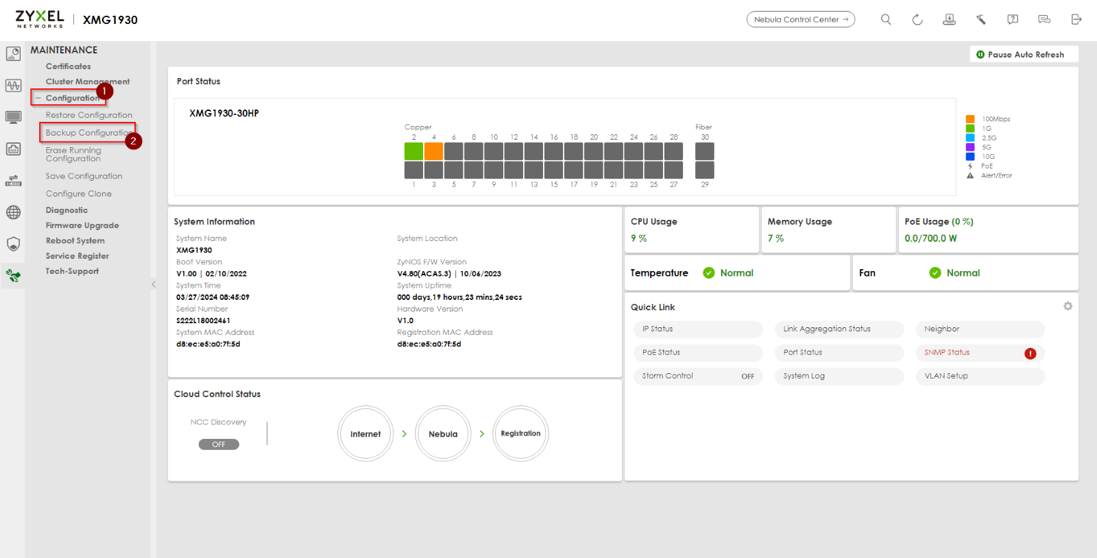 Zyxel Switch [configuration File] How To Backing Up And Restoring Configuration Files On Your