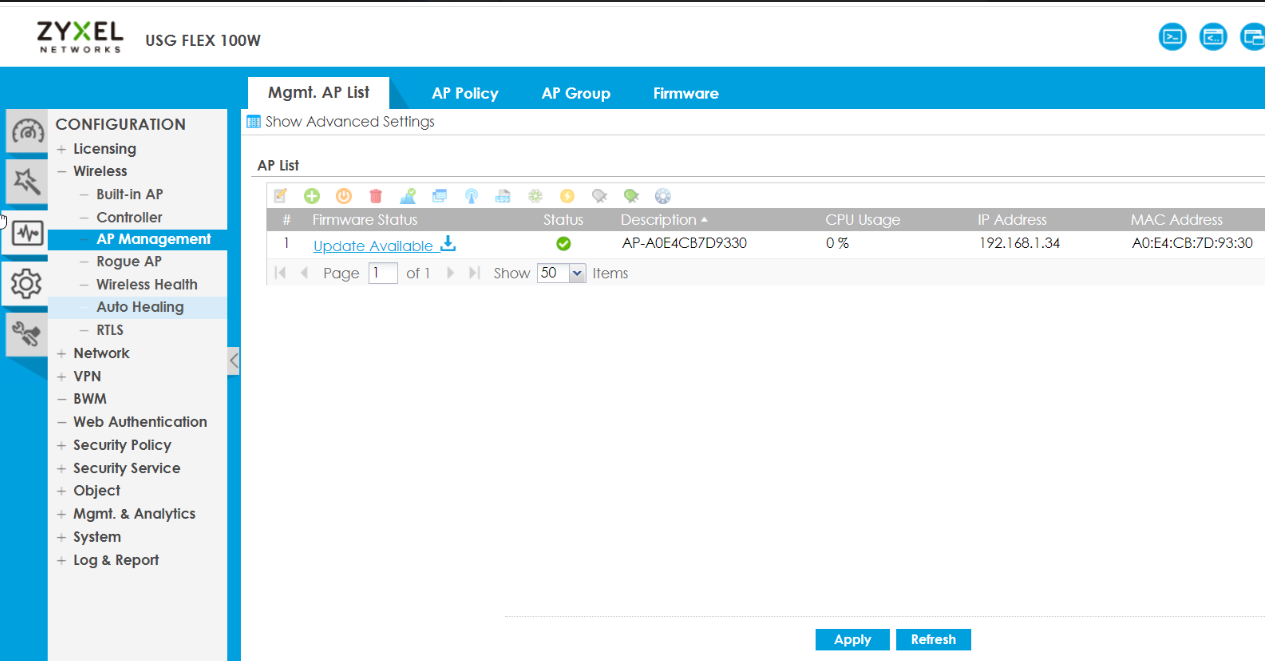 AP Controller - Change Access Points managed by an NXC-controller to your Firewall – Zyxel ...