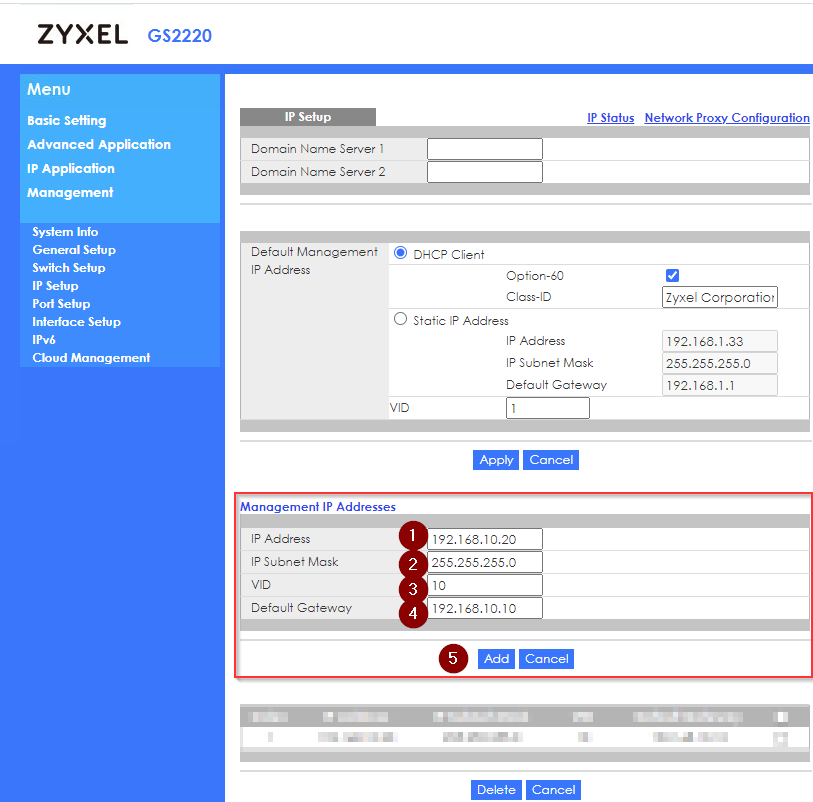 Firewall - Accessing Switch/ISP router connected to WAN – Zyxel Support ...