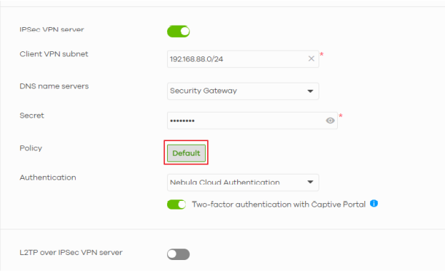 Nebula VPN - 2FA-authenticatie configureren met Google Authenticator ...