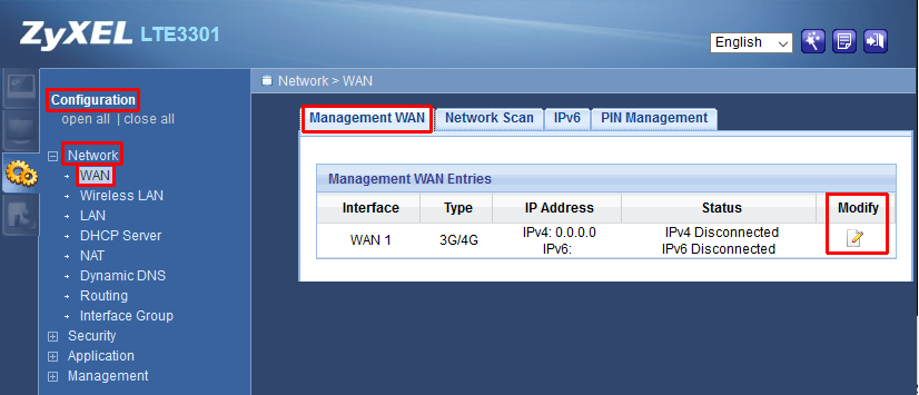 Zyxel LTE Router [Bridge-Modus] - Konfigurieren Sie den Bridging-Modus ...
