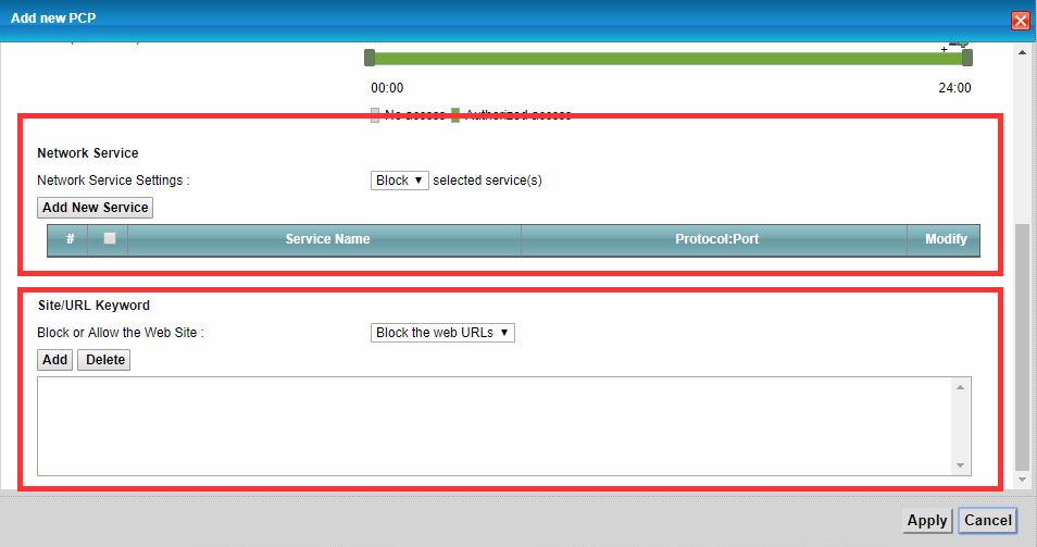 Zyxel AMG / VMG [Wireless Router] - Parental Control and USB File ...