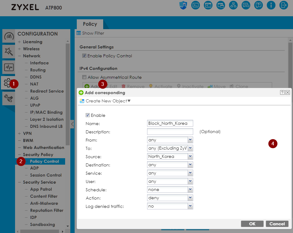 How to use the Geo-IP feature – Zyxel Support Campus EMEA