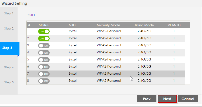 Zyxel Access Point [NWA210AX] - first launch and initialization of the ...