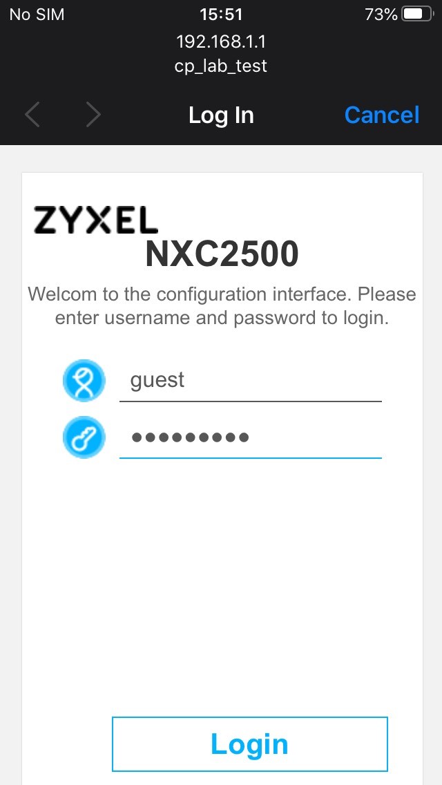 NXC Wireless LAN Controller [Captive Portal:] - How to Setup a Redirect ...
