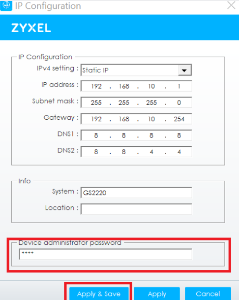 Nebula [Switch] - Configure Switch with Static IP to connect to ...