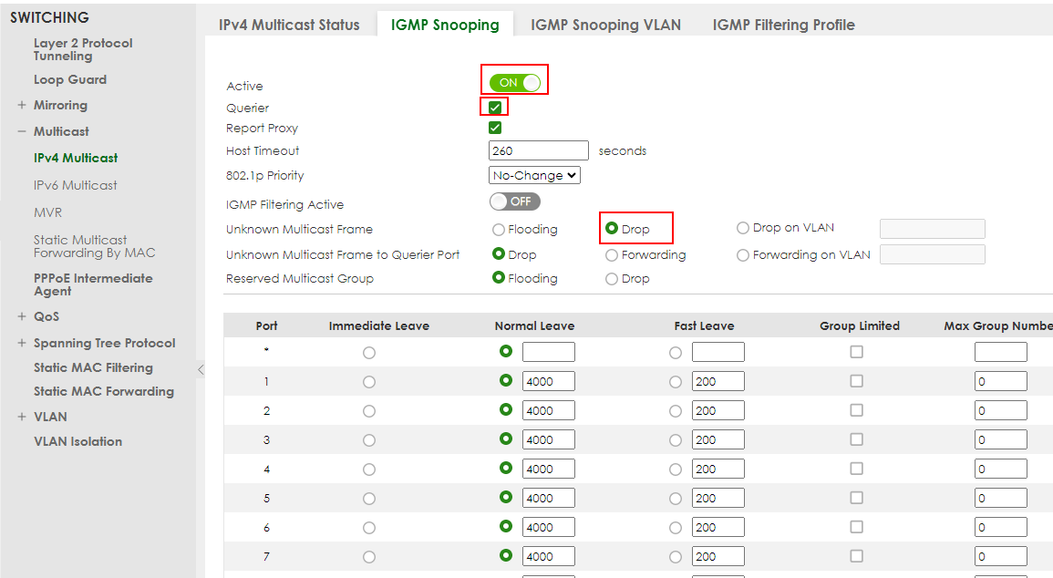 Network Switch [IGMP] - Configure IGMP Multicast Routing [Clients in ...