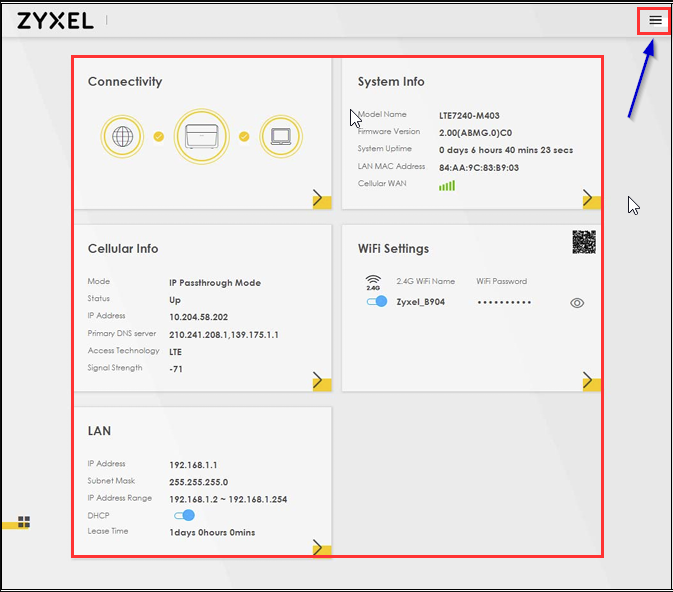 Zyxel LTE3301-PLUS [Router WLAN] - Installazione di base e risoluzione ...