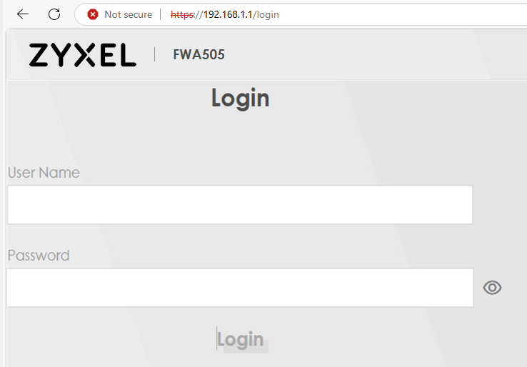 Zyxel FWA505 Nebula Router 5G [Serie FWA] - Configurazione iniziale e accesso all'interfaccia ...