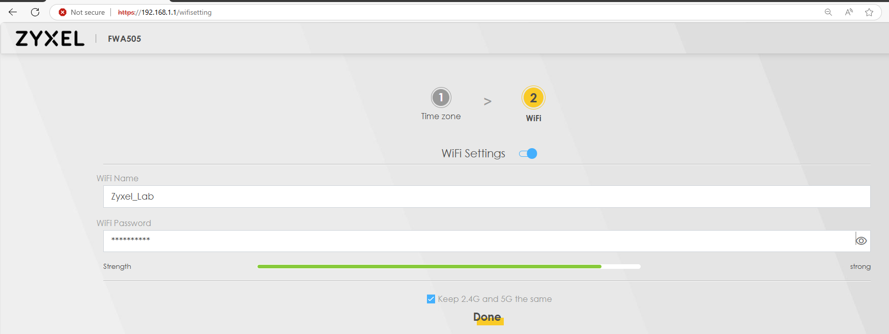 Zyxel FWA505 Nebula Router 5G [Serie FWA] - Configurazione iniziale e accesso all'interfaccia ...