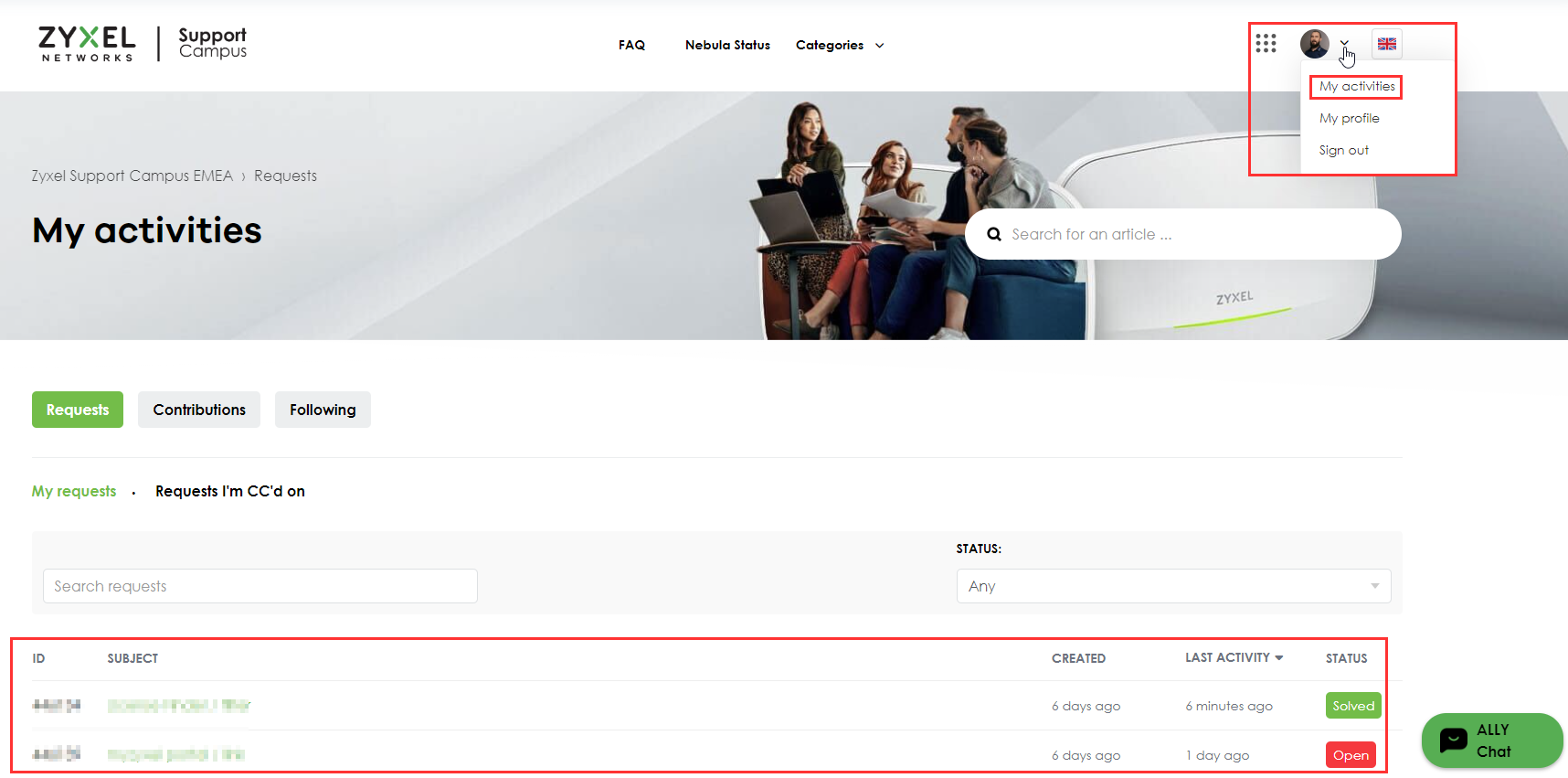 Zyxel Support Portal - So kontaktieren Sie den technischen Support ...