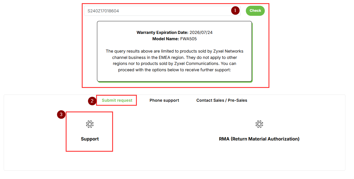 Zyxel Support Portal - Comment contacter le support technique – Zyxel Support Campus EMEA