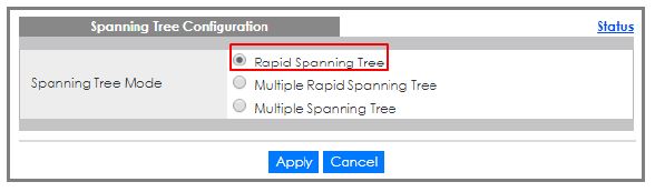 Network Switch Configure Rstp Rapid Spanning Tree Protocol In A 1401