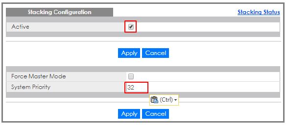Switch - Configure Stacking [High Server Availability] – Zyxel Support ...