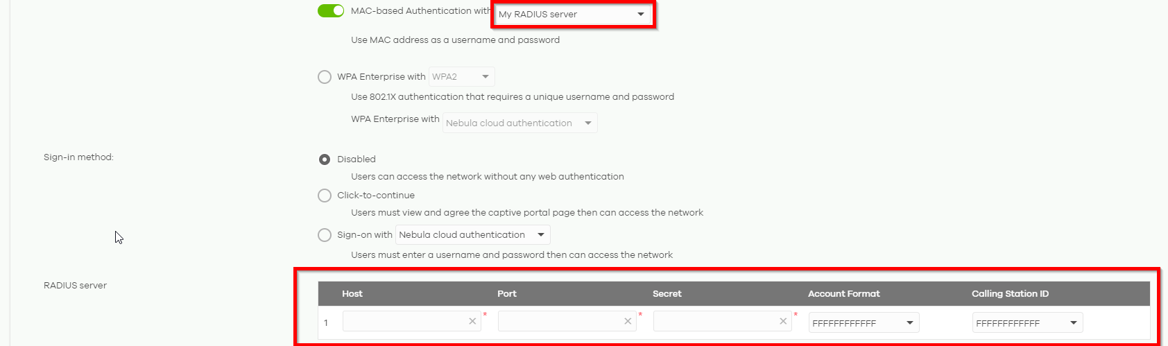 Nebula [Authentication] - MAC-based Authentication for Wireless Network ...