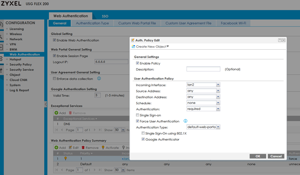 Firewall [Captive Portal] - Configure Captive Portal Authentication with Google Authenticator ...