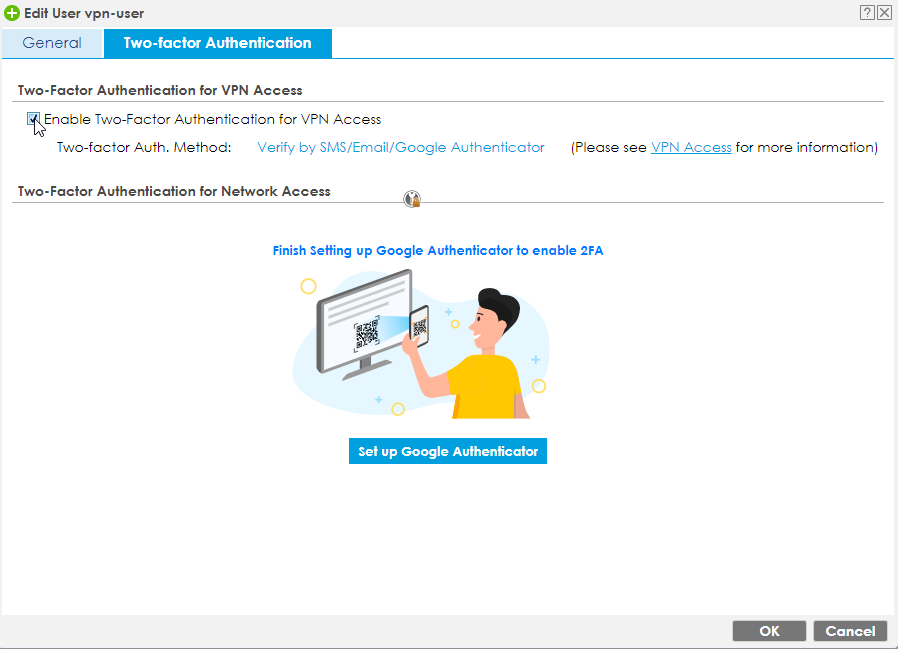 VPN - Configure IKEv2 with Certificate [On-Premise Firewall with 2FA] – Zyxel Support Campus EMEA