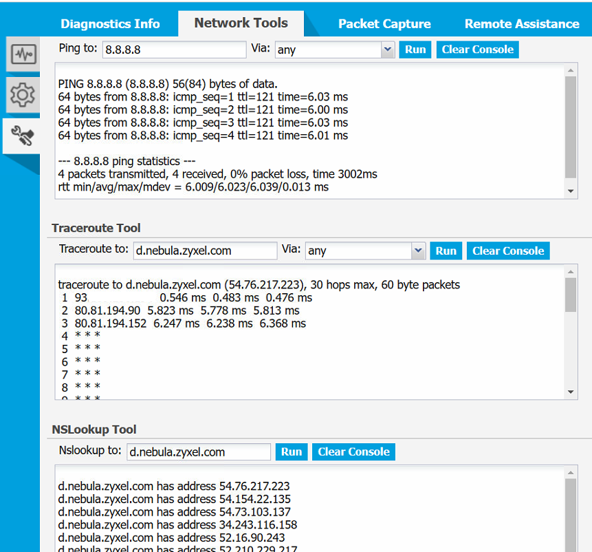 Zyxel Nebula [Debugging] - Using the Local Web Interface – Zyxel ...