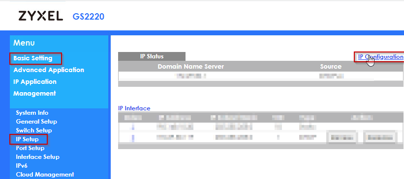 Firewall Accessing Switch Isp Router Connected To Wan Zyxel Support